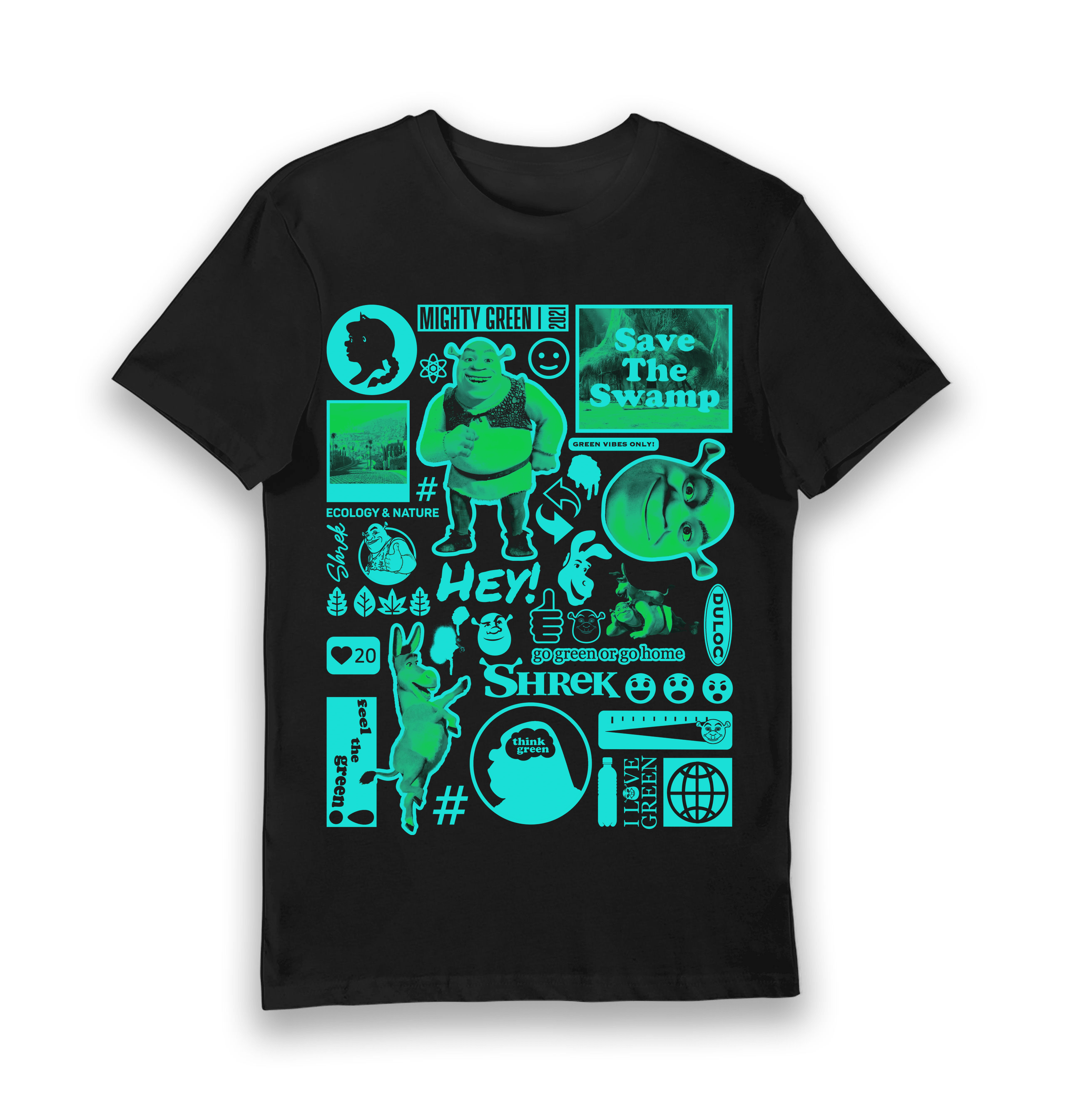 Shrek, Flash Sheet Graphic Adults T-shirt