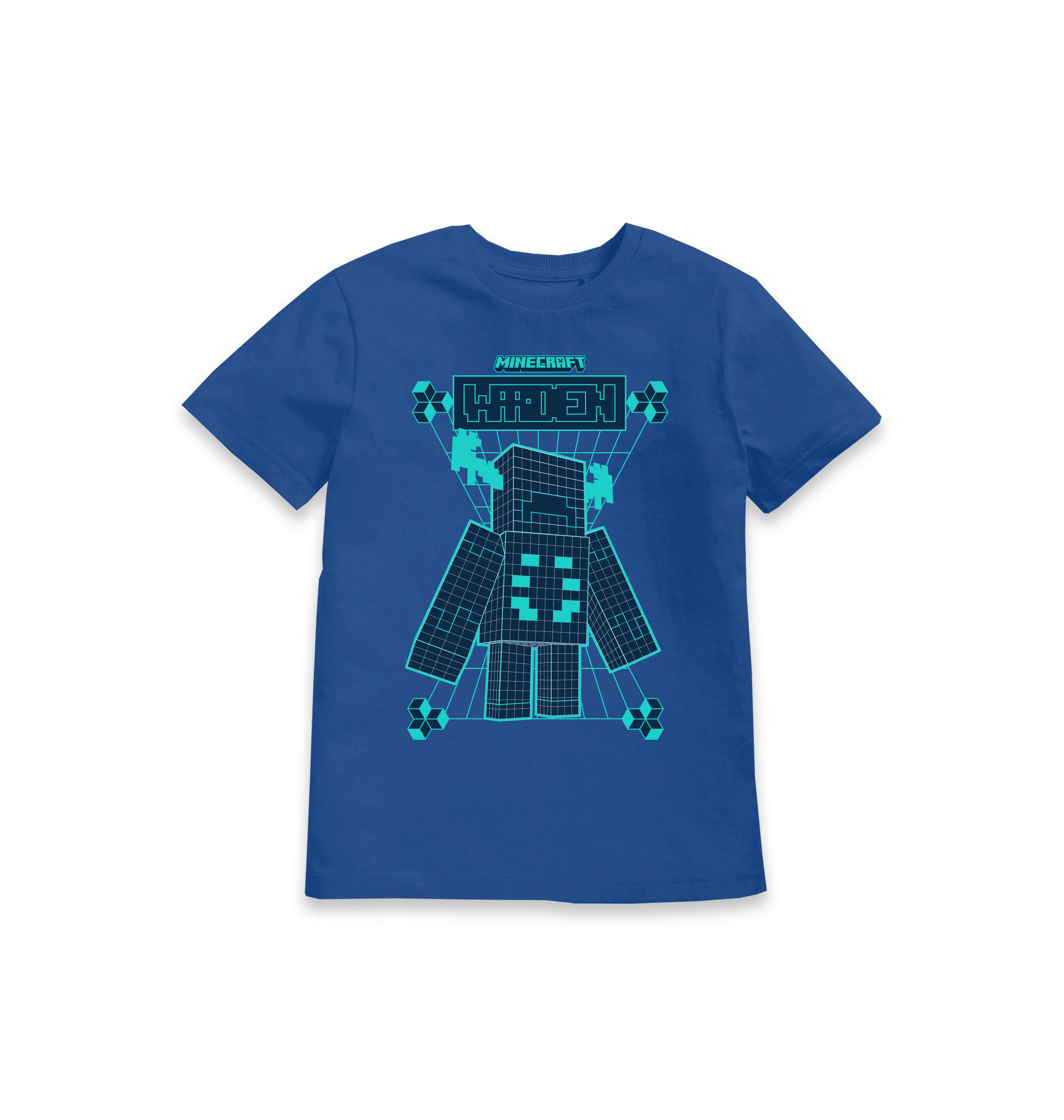 Minecraft Warden Distortion Kids Short Sleeve T-Shirt