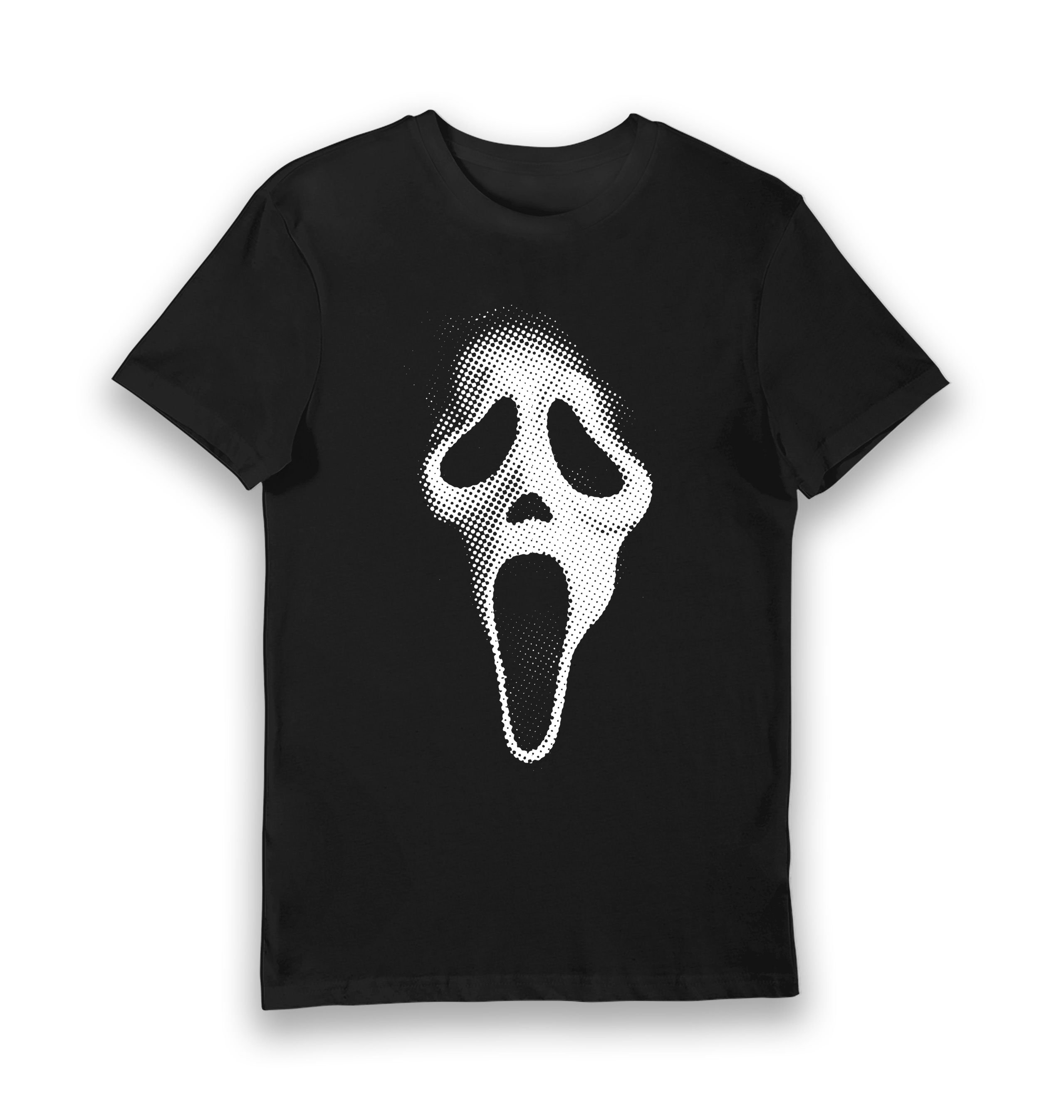 Ghost Face Dither Mask Adults T-Shirt