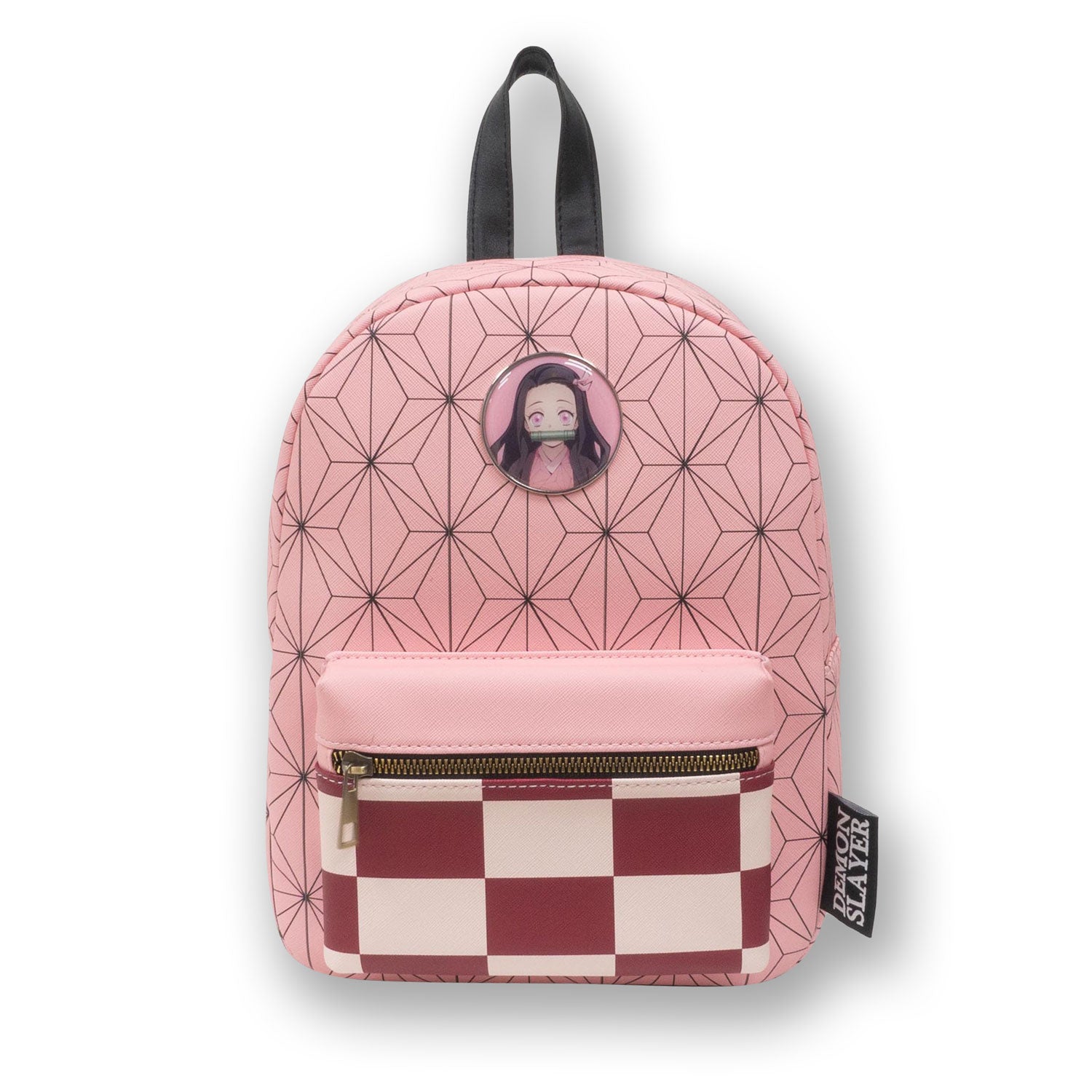 Demon Slayer Nezuko Pink Pu Mini Backpack