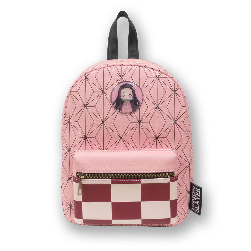 Demon Slayer Nezuko Pink Pu Mini Backpack