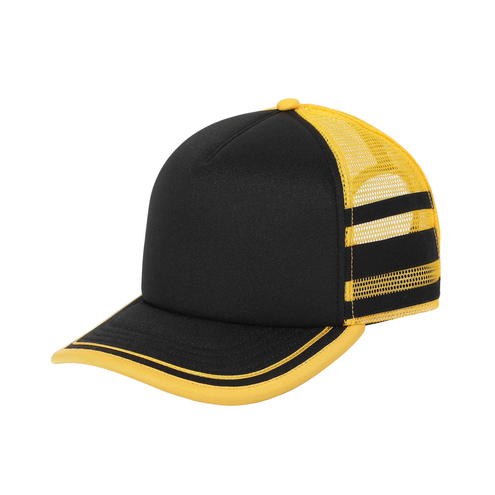 Stranger Things Dustin Henderson Black & Yellow Cosplay Trucker Hat