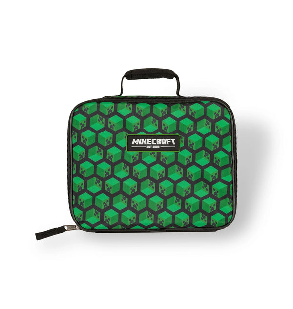 Minecraft Creeper Blocks Lunch Bag